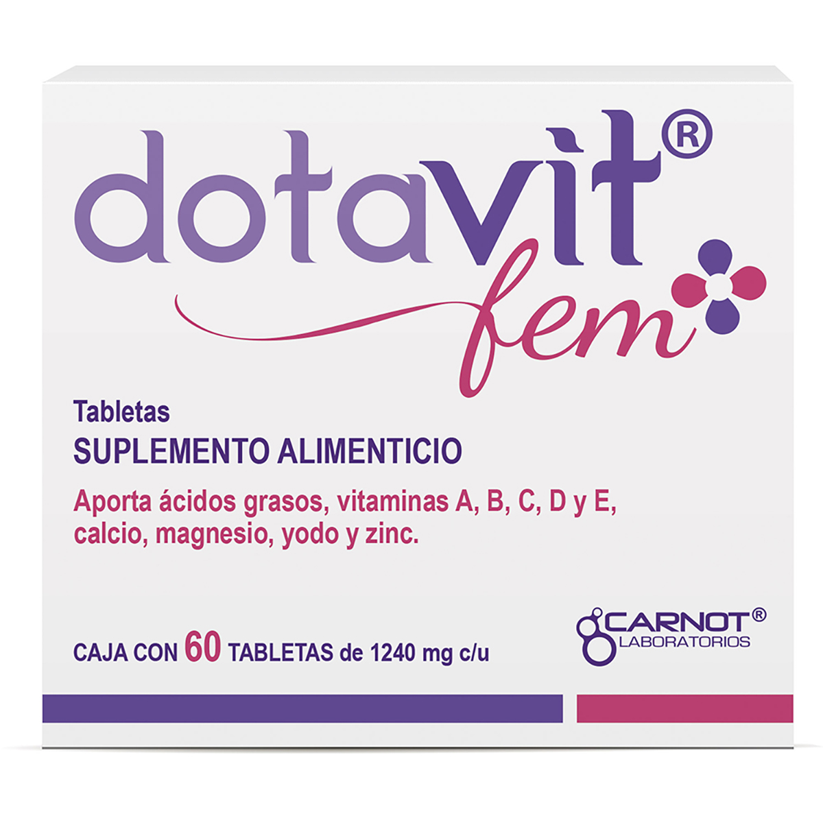 DOTAVIT FEM SUP ALIM 60 TAB - Circulo de la Salud Oro