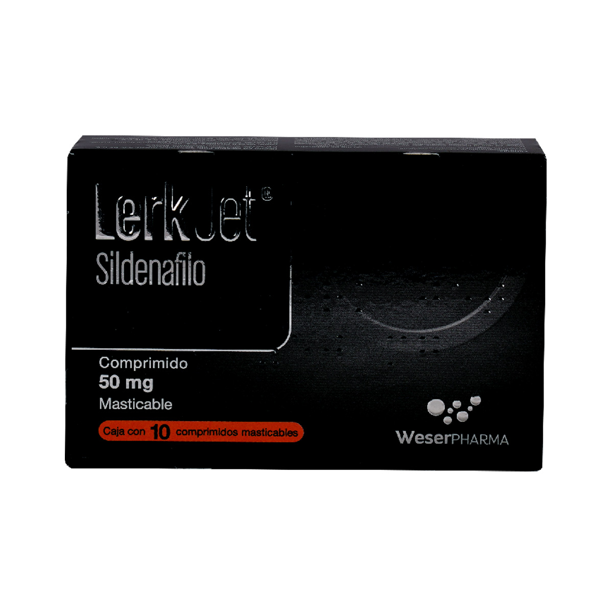 LERK JET CAJA CON 10 COMP. MASTICABLE DE 50 MG. - Circulo de la Salud Oro