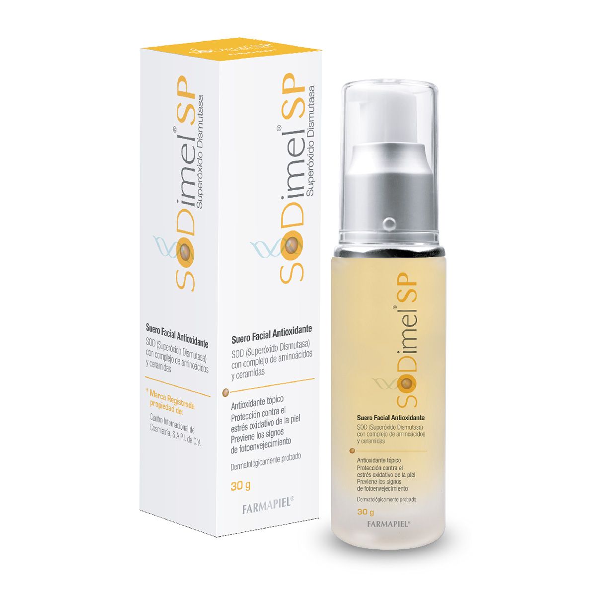 SODIMEL SP SUERO FAC ANTIOX 30G - Circulo de la Salud Oro