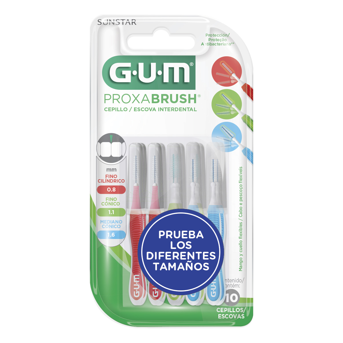 CEP DENT GUM PROXABRU INTERD C/10 - Circulo de la Salud Oro
