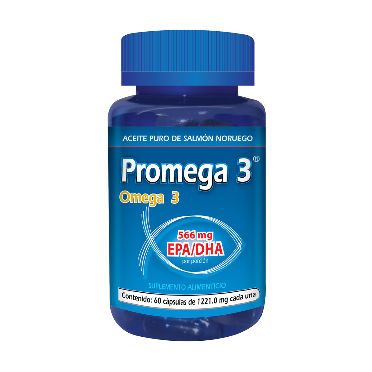PROMEGA 3 566 MG 60 CAPS LGEN - Circulo de la Salud Oro