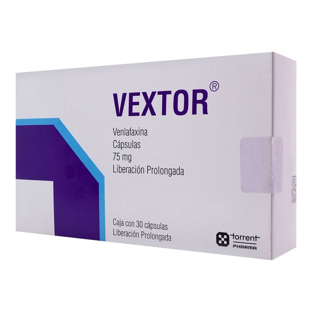 VEXTOR LP 75 MG 30 CAPS - Circulo de la Salud Oro